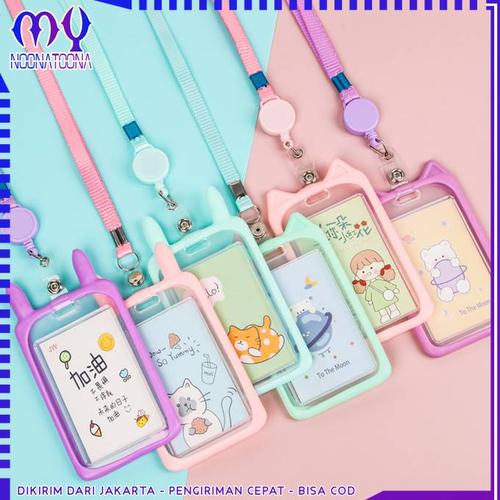 Jual Name Tag Gantungan Kartu Motif Lucu Tempat Kartu ID Card Lanyard ...
