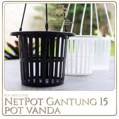 Jual NetPot Gantung 15 Pot Vanda Anggrek Bulat Besar Hidroponik ...
