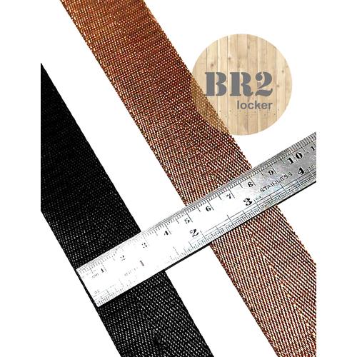 Jual Tali Webbing Nylon Bisban Tas lebar 3 cm - per 1 meter - Hitam ...