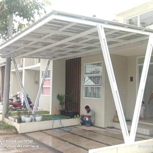 Jual kanopi baja ringan atap alderon double layer - Kota Bekasi - jaya ...