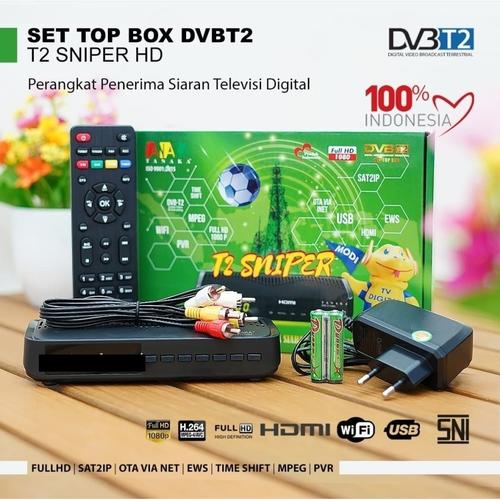 Jual STB TV SET TOP BOX Decoder Receiver Digital DVB T2 TANAKA SNIPER ...