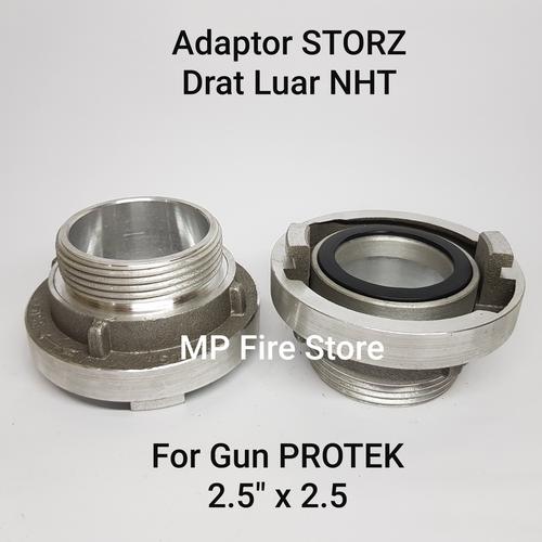 Jual FIRE ADAPTOR STORZ 2.5 x 2.5 DRAT LUAR NHT HYDRANT PEMADAM GUN ...