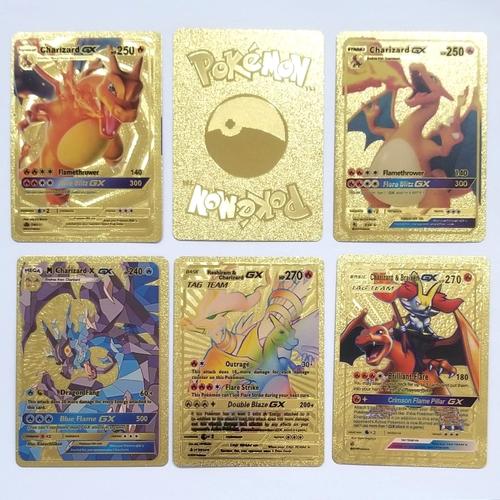 Jual Kartu Pokemon Charizard Mega GX Emas Gold Card Import ...