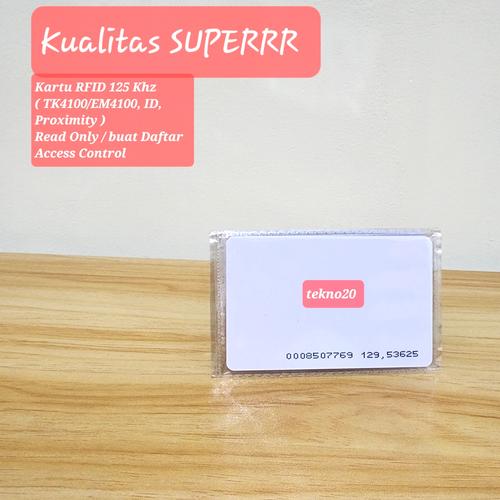 Jual Kartu RFID 125Khz Proximity Card/ID Card - Grade B ( RFID 125Khz ...