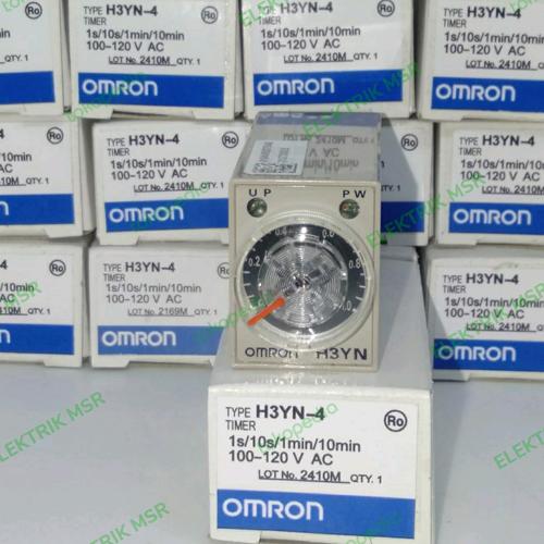 Jual Timer Omron H3YN-4 1s/10s/1min/10min 100-120VAC - Jakarta Barat - ELEKTRIK MSR | Tokopedia