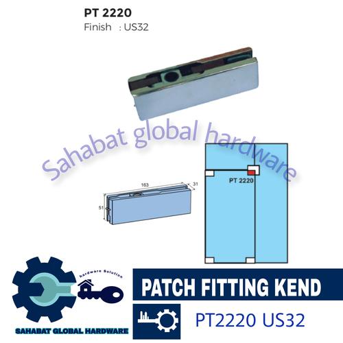 Jual Patch Fitting KEND PT2220 US32 || Fitting kaca Kend PT 2220 || PT ...