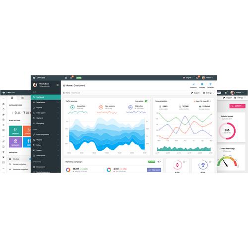 Jual Bootstrap 5 - Limitless v4.0 | Premium Admin Dashboard HTML Template - DVD - Kab. Gresik ...