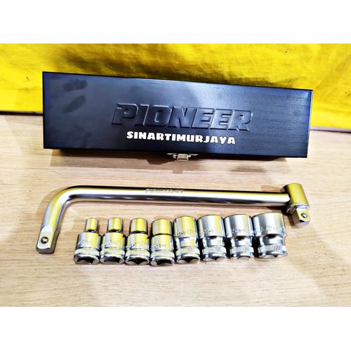 Jual KUNCI SOCKET SET 10PCS PIONEER TAIWAN / KUNCI SOCK L BOX BESI ...