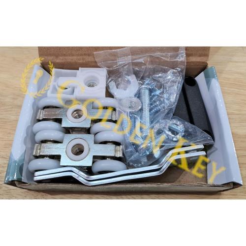 Jual Roda Gantung Nilon Rel Pintu Sliding Sleding Geser Nylon 100 Kg ...