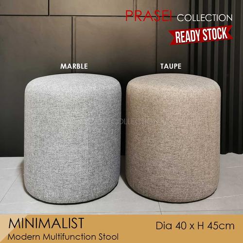 Jual MINIMALIST - Multifuntion Stool Pouf Bench Puff Kursi Bulat Kain ...