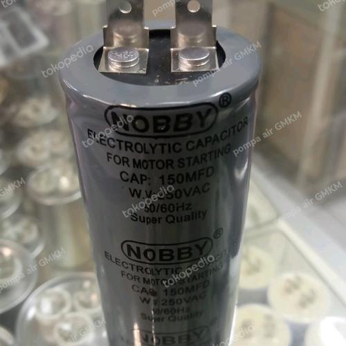 Jual kapasitor 150 mf / kapasitor starting 150uf 400 vac / pompa cnp ...