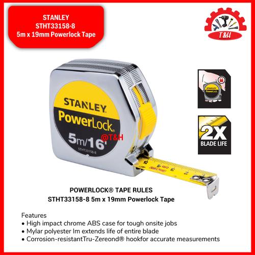 Jual STANLEY-STHT33158-8 - 5m x 19mm Powerlock Tape- ALAT UKUR ...