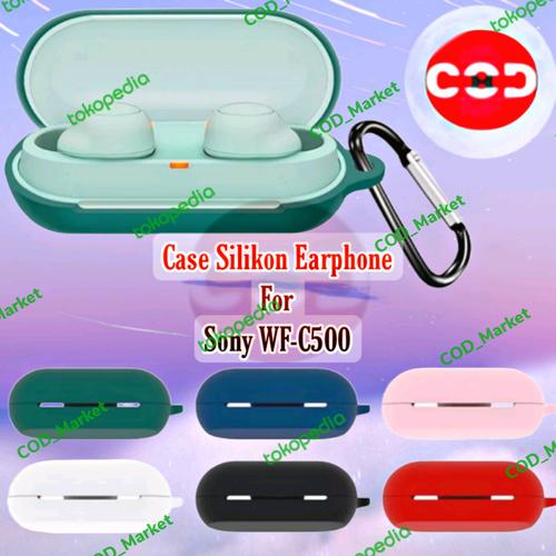 Jual Cover Penutup Casing SONY WF-C500 WFC500 WF C500 Case Earphone WFC ...