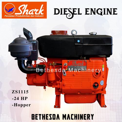 Jual Mesin Diesel 24 HP Engine Penggerak Shark ZS1115 24PK "New" - Kota Surabaya - Bethesda ...