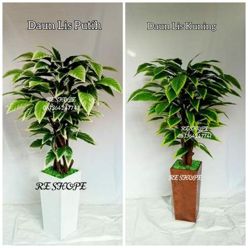 Jual bunga plastik/bunga hias artificial/pohon hias daun mangga/bunga ...