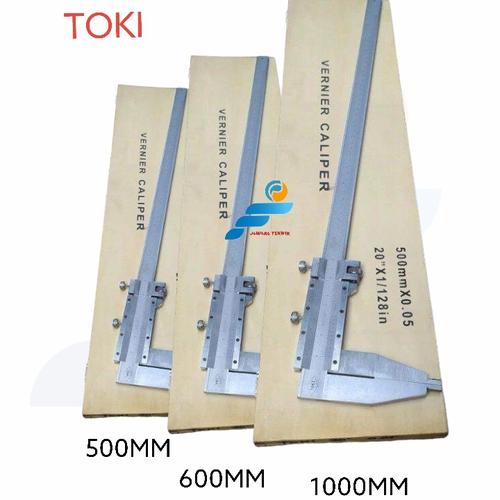 Jual vernier kaliper-jangka sorong-sigmat manual TOKI 500 600 1000MM ...