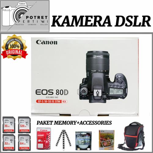 Promo CANON EOS 80D KIT 18-55MM / KAMERA CANON DSLR 80D KIT 18-55 ...