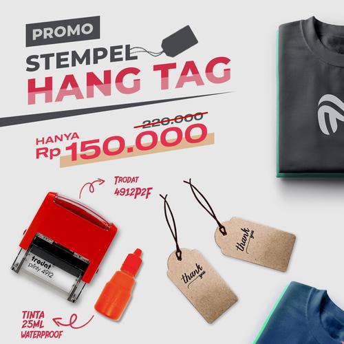 Jual Jual Promo Stempel Label Baju Hang Tag Stamp Stempel Otomatis - Kota Surabaya - stempel ...