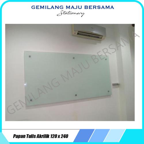 Jual Whiteboard / Papan Tulis 120 x 240 Acrylic Akrilik Putih Susu ...