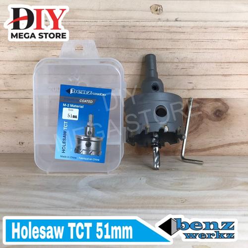 Jual Mata bor plong besi, metal, kayu benz werkz mata bor holesaw TCT ...