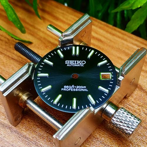 Jual seiko mod dial seiko nautilus nh35 nh36 7s26 black sunburst - Kota ...