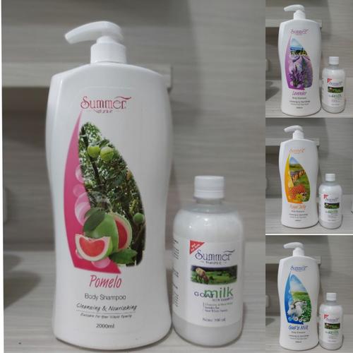 Jual summer naturale body shampoo summer body shampoo 2 liter ...