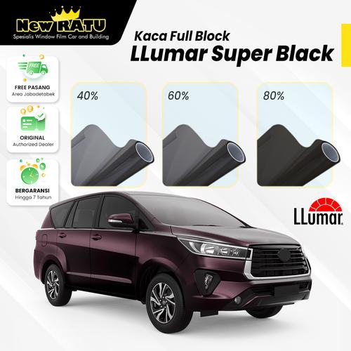 Jual kaca film llumar superblack untuk kaca depan super hitam pekat ...