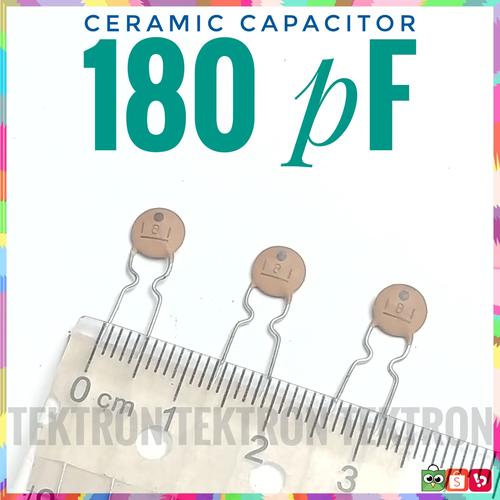 Jual Ceramic 180pF Keramik Capacitor Disc NPO 181 50V - Kota Bandung ...