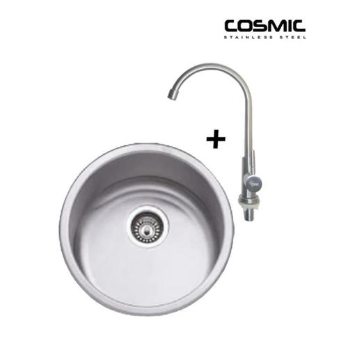 Jual PROMO KICHEN SINK STAINLES BULAT KOMPLIT KRAN SINK STAINLES /BAK ...