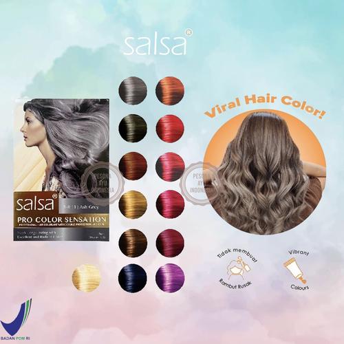 Jual SALSA Pro-Color Sensation -Cat Semir Rambut Permanent - S-9.00 ...