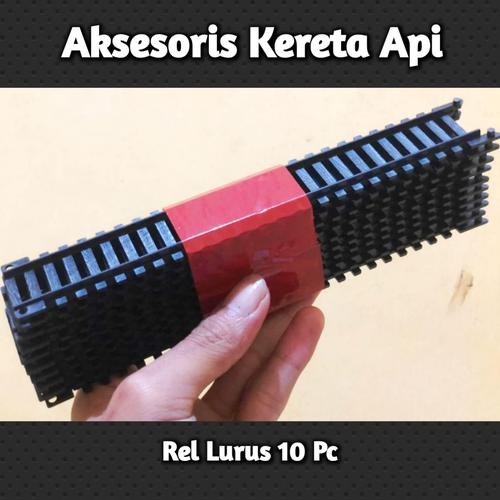 Jual mainan kereta api REL LURUS 10PC & REL LENGKUNG 10PC - GERBONG ...
