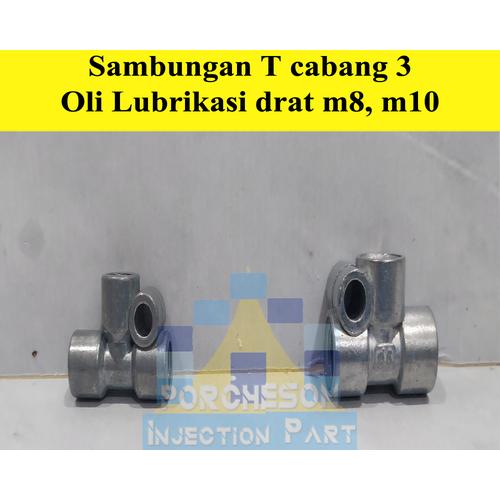 Jual Fitting Nepel Oli Lubrikasi Pelumas cabang 3 Tee m8 m10 - Tee m8 - Kota Tangerang ...