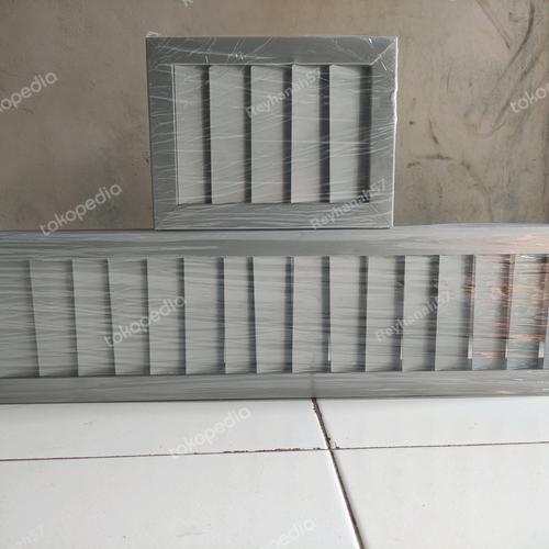 Jual jalusi ukuran 20cm x 15cm dan 58.5 cmx14.5 cm - silver - Kab ...