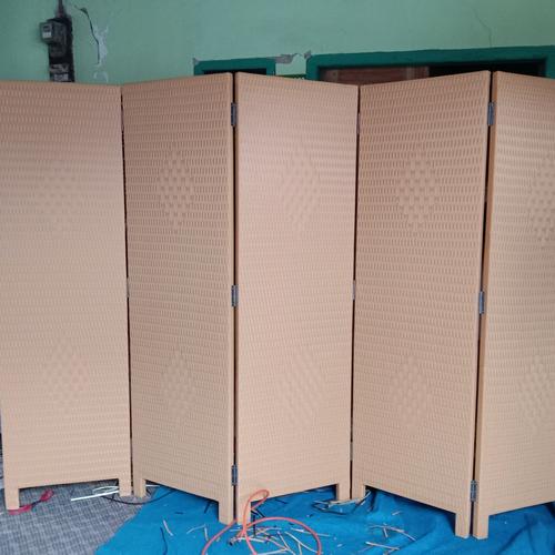 Jual Partisi Sketsel Penyekat Ruangan Lipat portable Rotan Sintetis 5 ...