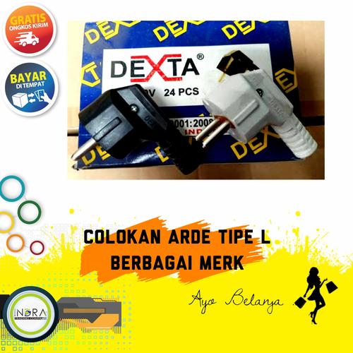 Jual COLOKAN STEKER ARDE TIPE L BERBAGAI MERK - Putih, DEXTA - Kab ...