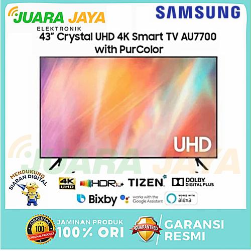 Jual Samsung 43AU7700 Smart TV 43 Inch Crystal 4K UHD LED TV - Jakarta ...