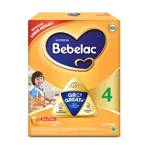 Jual Bebelac 4 Susu Pertumbuhan Anak 3-5 Tahun Madu 1,8 kg - Jakarta ...