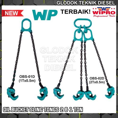Jual WIPRO Oil Bucket Sling Tongs Drum 2 & 1 Ton 2000 1000 KG OBS01D ...