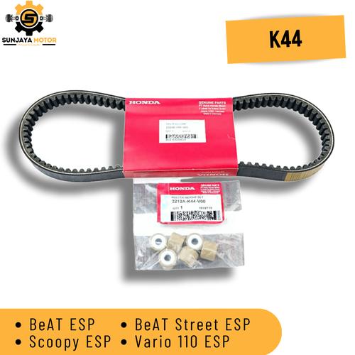 Jual Vanbelt, dan Roller Set K44 Honda BeAT ESP, Scoopy ESP, Vario 110 ...