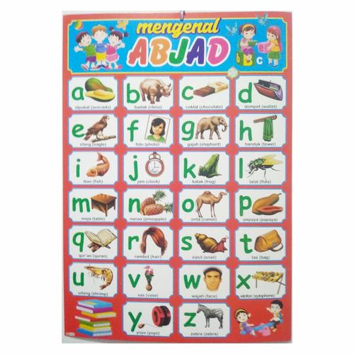 Jual Poster Edukasi Anak Mengenal Abjad Indonesia - Kab. Bekasi ...