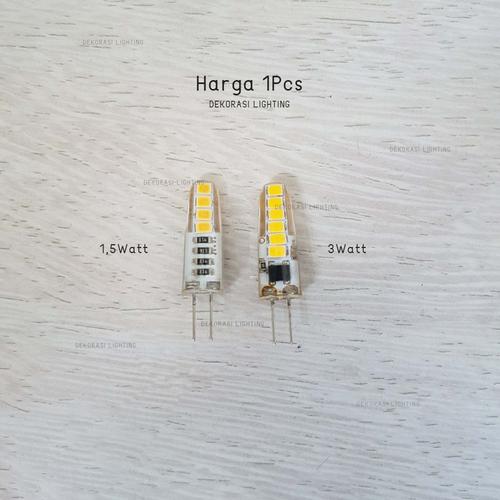 Jual Lampu kacang led smd 3w 1.5w G4 mr16 220volt kaki tusuk dekorasi - Led 1,5watt - Jakarta ...