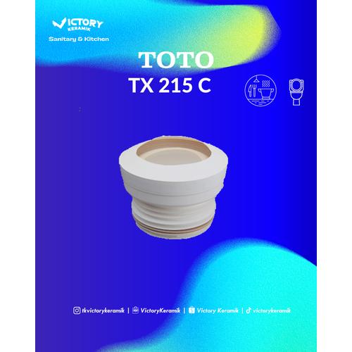 Jual KARET GASKET CLOSET / SAMBUNGAN PIPA CLOSET TOTO TX215C / TX 215 C ...