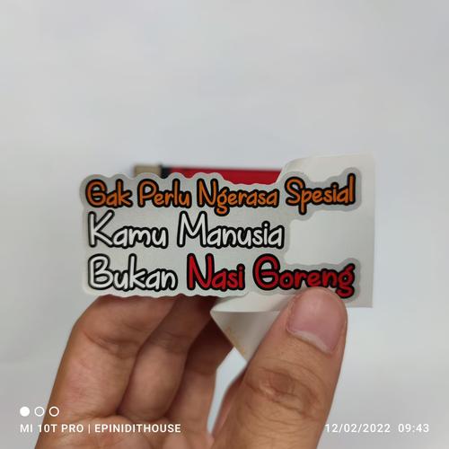 Promo Stiker Ga Perlu Spesial Kata Humor Lucu Viral Nyleneh Meme Motor ...