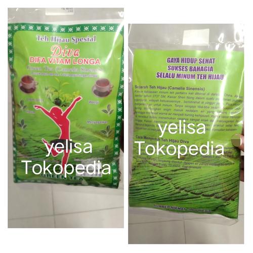 Jual Diva Difa Vitam Longa Green Tea (Camelia Sinensis) 200gr teh ...