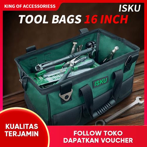 Promo ISKU Tool Bag 16"tool bag besar Tas Perkakas 16"Multifungsi Bahan ...