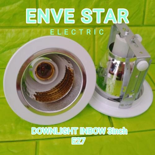 Jual Lampu Downlight Inbow e27/Kap Downlight Inbow 3in 3" 3Inch Fiting ...