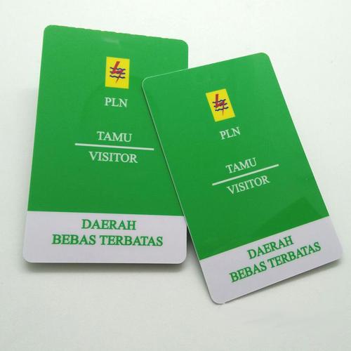 Jual Cetak Visitor Card Kartu Visitor Bahan Pvc Tebal Premium Kartu Saja Kota Bandung