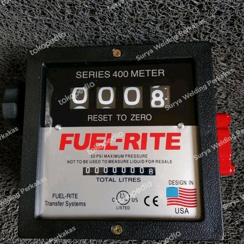 Jual FUEL RITE Meteran solar 1 1/2" 4digit USA/Flow meter solar 1,5inch ...
