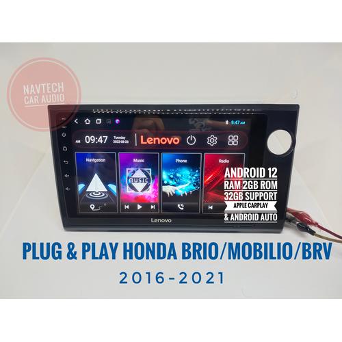 Jual Head unit android 9 inch Honda brio brand Lenovo Plug & Play ...