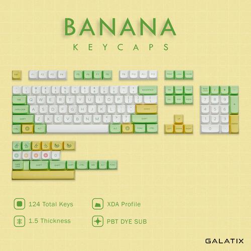 Promo KEYCAPS XDA PROFILE BANANA FOR MECHANICAL KEYBOARD - Kota Bandung ...